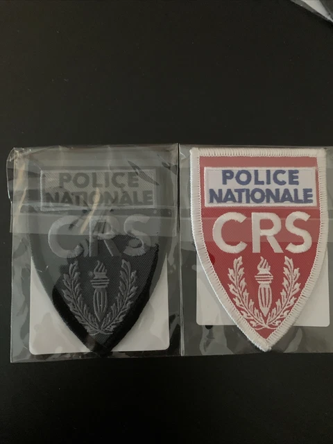LOT DE 2 Écussons CRS Police Nationale EUR 5,00 - PicClick FR
