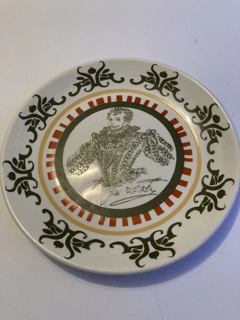 SHAKESPEARE EXHIBITION 1964 Francis Drake Collectable Plate Holkham ...