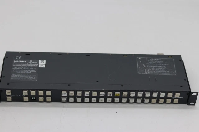 HARRIS LEITCH PANACEA RCP 32x8 CQP Remote Panel with AC Adapter $119.99 ...