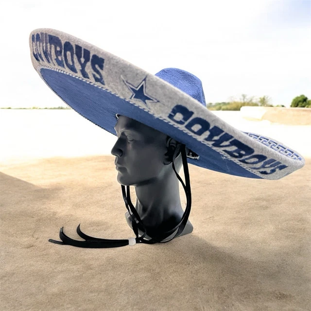 DALLAS COWBOYS MEXICAN Charro Hat Sombrero Adult One Size Blue/Gray ...