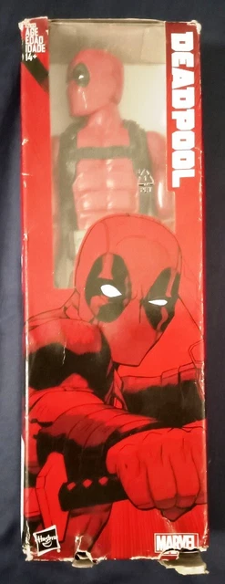 MARVEL TITAN HERO Series Deadpool 12 Inch Action Figure DAMAGED ...
