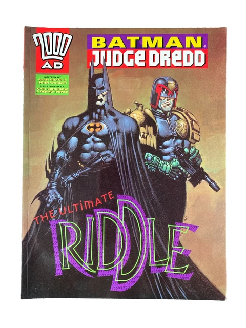 BATMAN/JUDGE DREDD: THE Ultimate Riddle (1996) - 2000AD Hamlyn Graphic ...