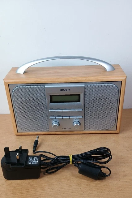BUSH DAB & FM Portable Digital Stereo Radio Wooden 141/4798 £22.00 ...