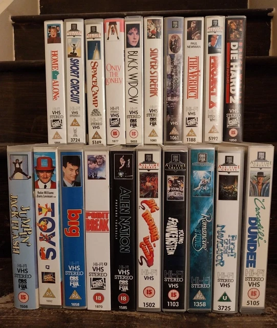 VHS VIDEO CBS Fox All Time Greats Small Box 80s Cult Classic Sci Fi ...