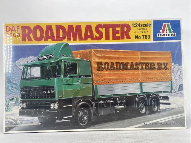 ITALERI ROADMASTER DAF 2800 Canvas Truck Modell Bausatz 1/24 763 EUR 46 ...