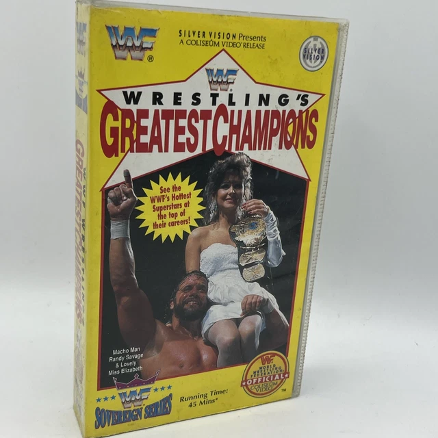 WWF WWE WRESTLING’S Greatest Champions Sovereign Series VHS Tape 1992 £ ...