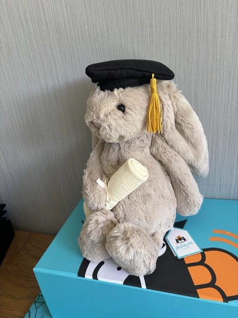 #001 - JELLYCAT Bashful Bunny Graduation Outfit - BNWT £60.00 - PicClick UK