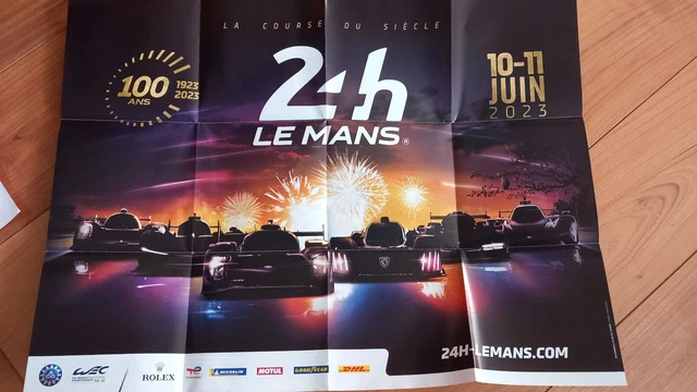Affiche Officielle 24 Heures Hours Du Mans 24h 2023 100 Ans Journal De