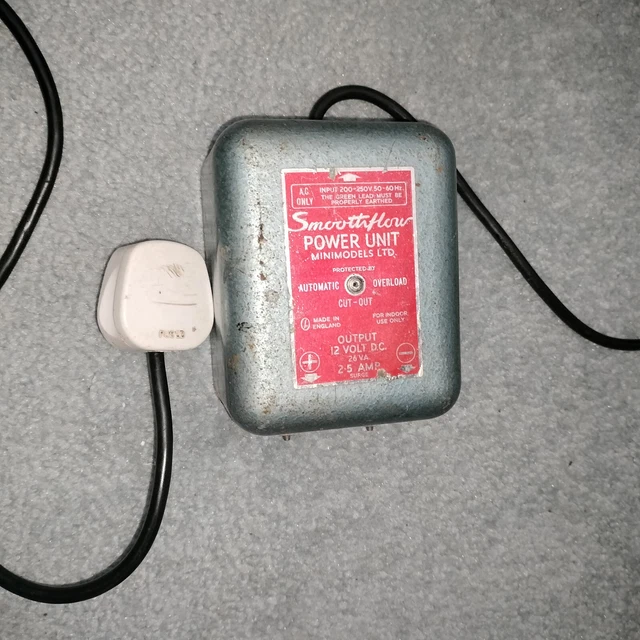 SCALEXTRIC SMOOTHFLOW POWER Unit Pack Supply Minimodels G.W.O £12.00 ...