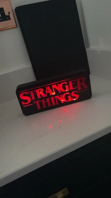 3D PRINTED STRANGER Things Light Box £10.80 - PicClick UK