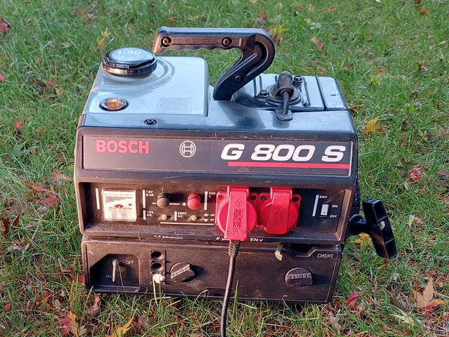 BOSCH G800S STROMAGGREGAT Generator Stromerzeuger Benzin 2-Takt EUR 140 ...