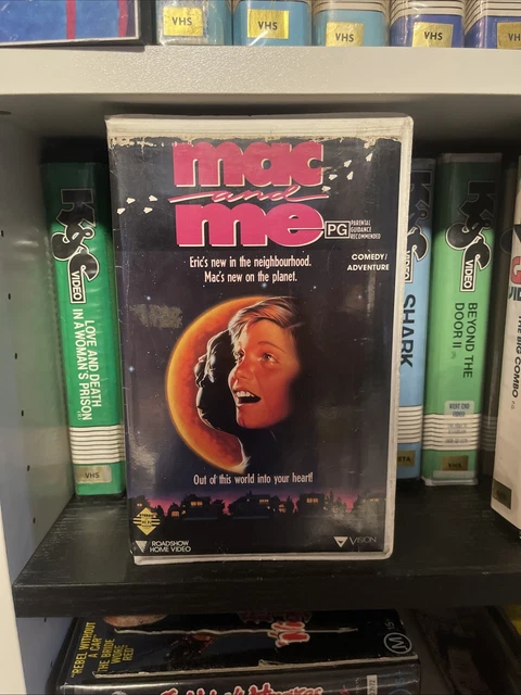 MAC AND ME VHS 1988 Australian Roadshow Home Video Big Box Ex-Rental ...