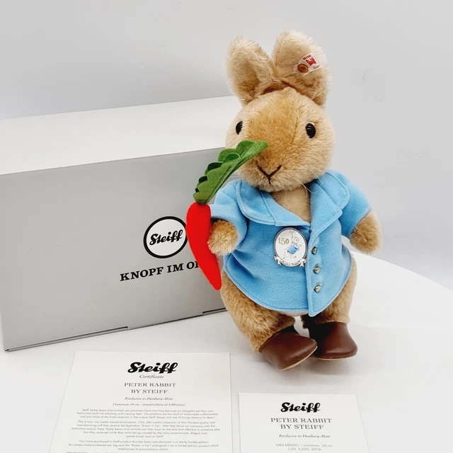 STEIFF 690051 PETER Rabbit für Danbury Mint aus Beatrix Potter ...