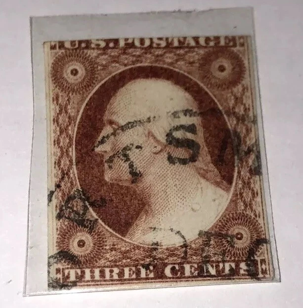 SCOTT 10 US Postage Stamp Type 1 1851-1857 Washington $225.00 - PicClick CA