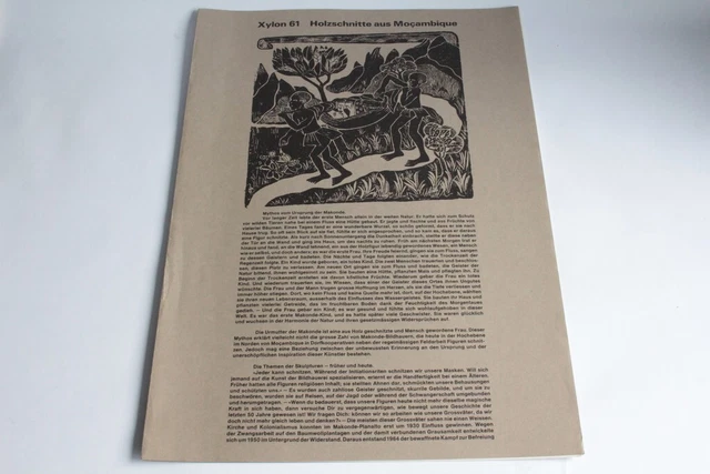 PORTFOLIO HOLZSCHNITTE AUS Moçambique Xylon 61 Gravures 1983 (57726 ...