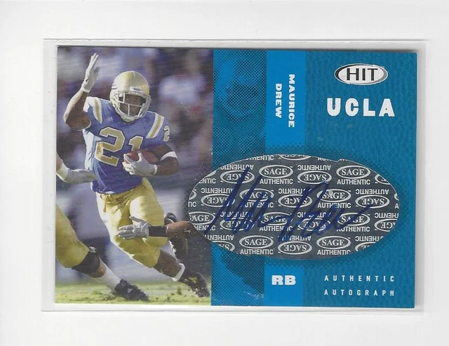 2006 SAGE HIT Bleu Maurice Jones-Drew recrue AUTOGRAPHE Jaguars UCLA ...
