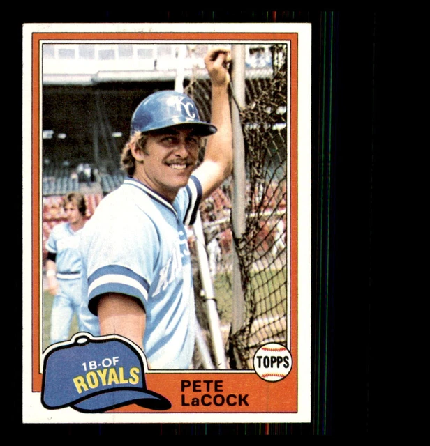 1981 BASEBALL TOPPS Pete LaCock Kansas City Royals #9 4 EUR 1,62 ...