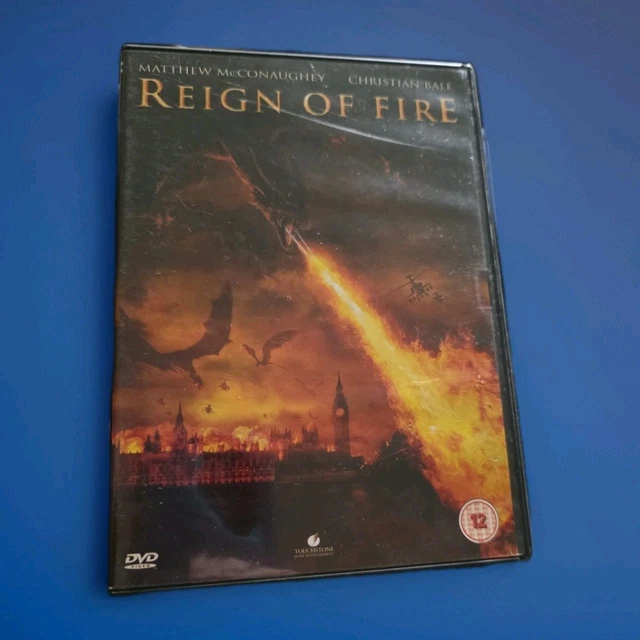 REIGN OF FIRE DVD Film 2003 Matthew McConaughey Christian Bale Amazing ...
