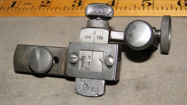 VINTAGE REDFIELD OLYMPIC Model receiver sight, match target peep ...