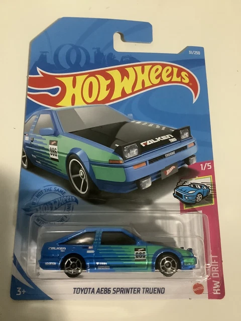 HOT WHEELS TOYOTA AE86 Sprinter Trueno Formula Drift Diecast JDM ...