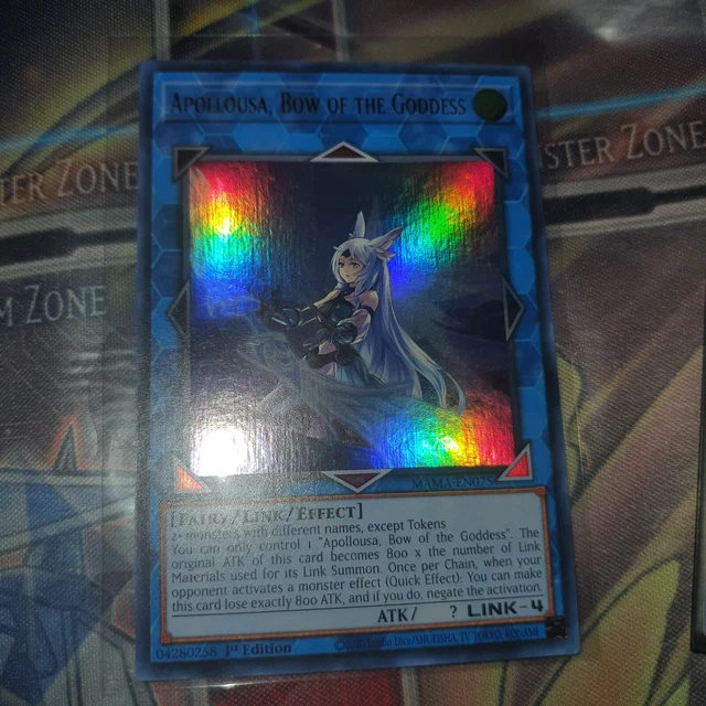 YU-GI-OH! APOLLOUSA, BOW of the Goddess MAMA-En075 (Alternate art) EUR ...