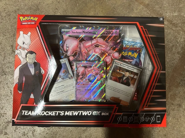POKEMON TEAM ROCKET'S Mewtwo EX Box Destined Rivals - Free Ship ...