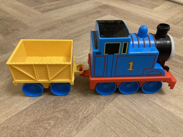 THOMAS THE TANK Engine And Troublesome Truck Mattel Push Along Toy With ...