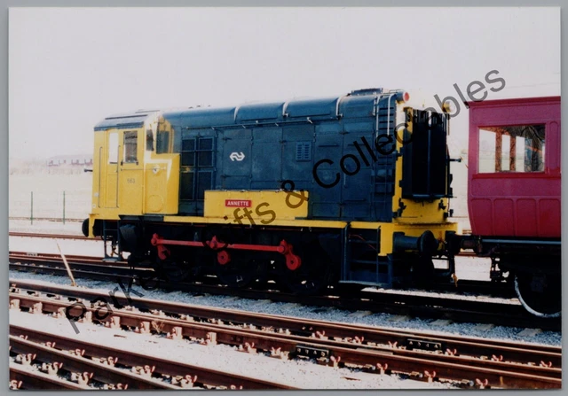 TRAIN PHOTOGRAPH RAILWAY Locomotive Shunter 663 Annette Shildon 7/4/07 ...