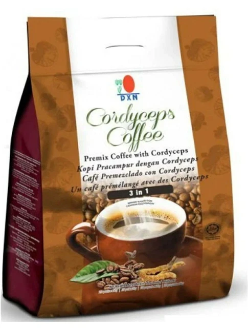 DXN CORDYCEPS COFFEE 3 in 1 Ganoderma ( 25 Sachets ) EXP - APR 2028 £21 ...