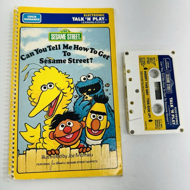 VTG PLAYSKOOL TALK ‘N Play How To Get To Sesame Street 1984 Book/Tape ...