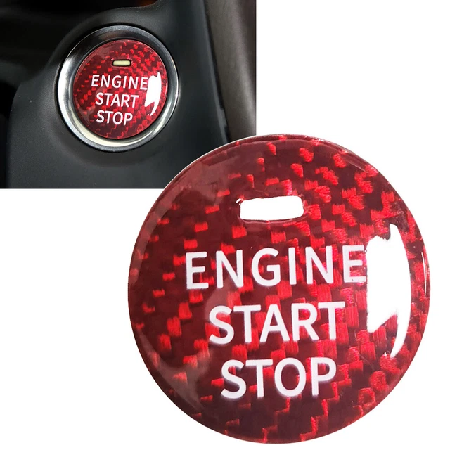 START STOP BUTTON Sticker For Mazda CX-3 CX-4 CX-5 CX-8 MX-5 Carbon ...