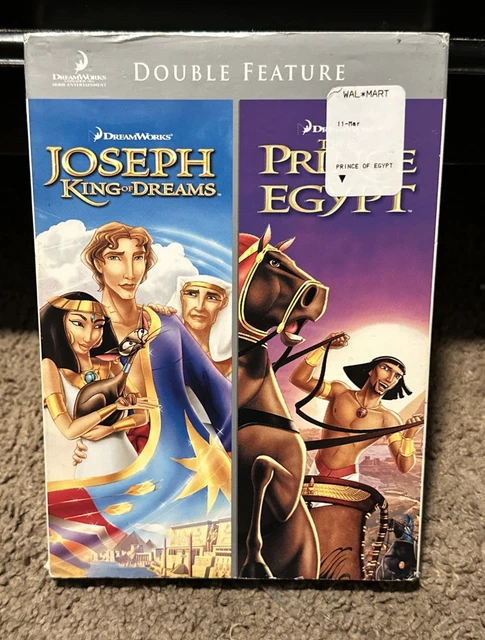 DOUBLE FEATURE JOSEPH KING OF DREAMS/THE PRINCE OF EGYPT (DVD) Like NEW ...