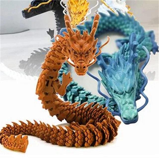 JOINTS 3D PRINTED Dragon 3D Printed Articulated Dragon Dragon Toy ...
