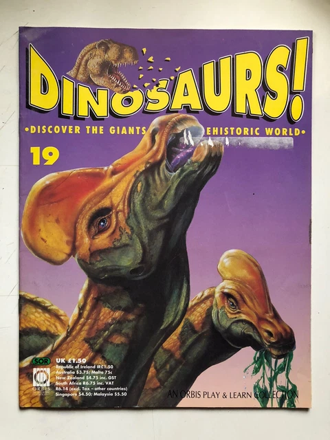 ORBIS DINOSAUR MAGAZINE 19 Packed With Facts Home School Fun Play And ...