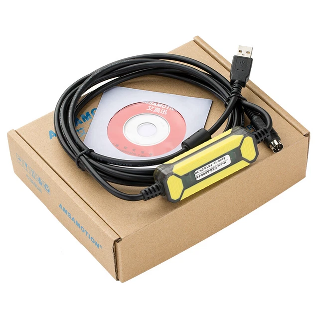 USB-SC09 COMMUNICATION CABLE For Mitsubishi plc programming Connector ...