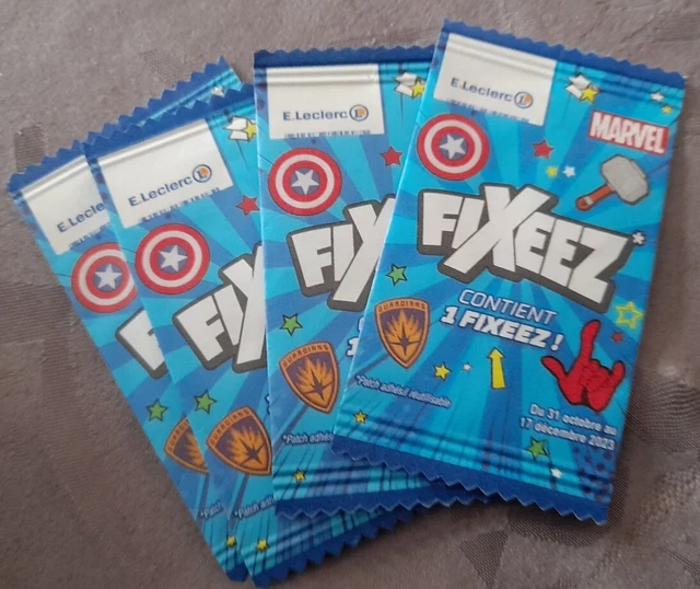 4 FIXEEZ MARVEL "Défie Tes héros" Leclerc 2023. Neufs. EUR 20,50 ...