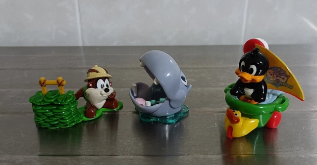 2 BABY LOONEY Toons Kinder Ferrero Daffy Duck Taz Mania Rari Sorpresa ...