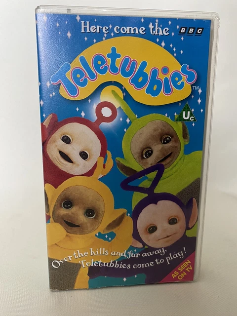 BBC HERE COME the Teletubbies VHS Video Cassette Tape 62 Minutes 1997 ...