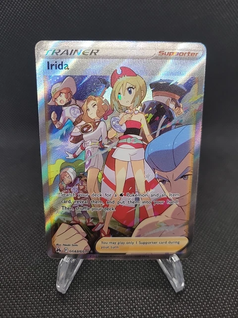 POKÉMON TCG IRIDA Crown Zenith: Galarian Gallery GG63/GG70 Holo Ultra ...