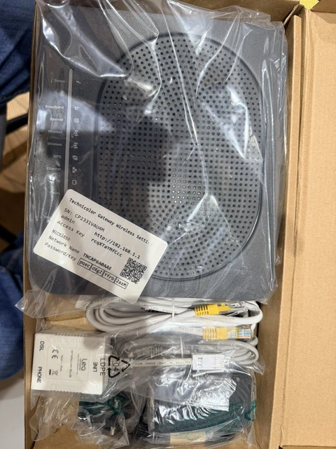 TECHNICOLOR DGA0122NLK WIFI Ultra Broadband Router XLN Fibre £16.24 ...