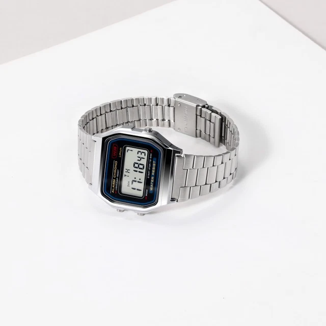 18MM FOR CASIO F91W F84 F105 F106 A158 A159 A168 Strap Metal Steel ...