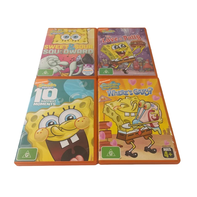 SPONGEBOB SQUAREPANTS DVD Children Kids Family Animation Ocean Fish ...