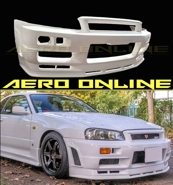 GTR STYLE FRONT Bumper For Nissan Skyline R34 GTT ( Fit: Standard Wings ...
