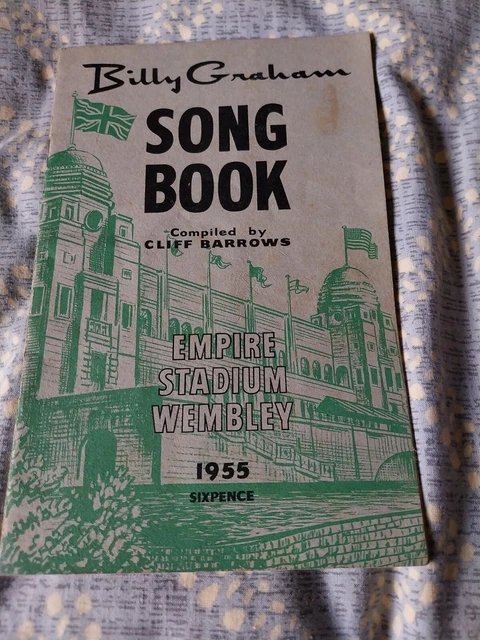 VINTAGE BILLY GRAHAM Song Book EmpIre Stadium Wembley 1955 Religious ...