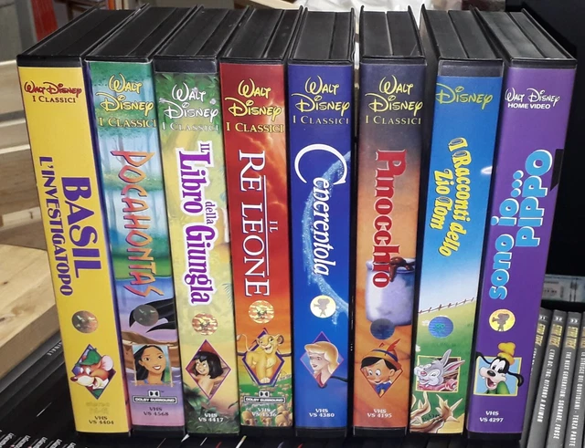 8 VHS I Classici Disney Prima serie (cofanetto grande) Originali EUR 48 ...