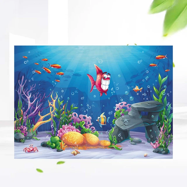 PHOTO BACKDROP UNDER The Sea Fabric Photography Photographic Backdrops ...