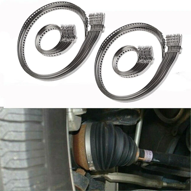 STAINLESS STEEL AUTO SUV Drive Shaft Axis CV Joint Boot Clamp Tool Kit ...