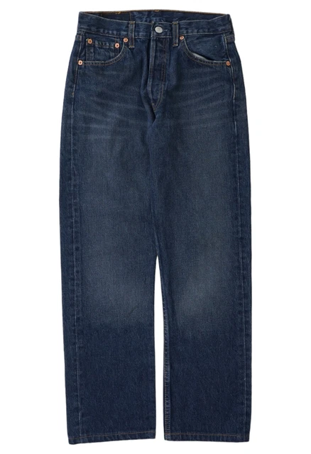 VINTAGE LEVIS 501 Droit Jean Bleu - Femmes W28 L29 EUR 34,94 - PicClick FR