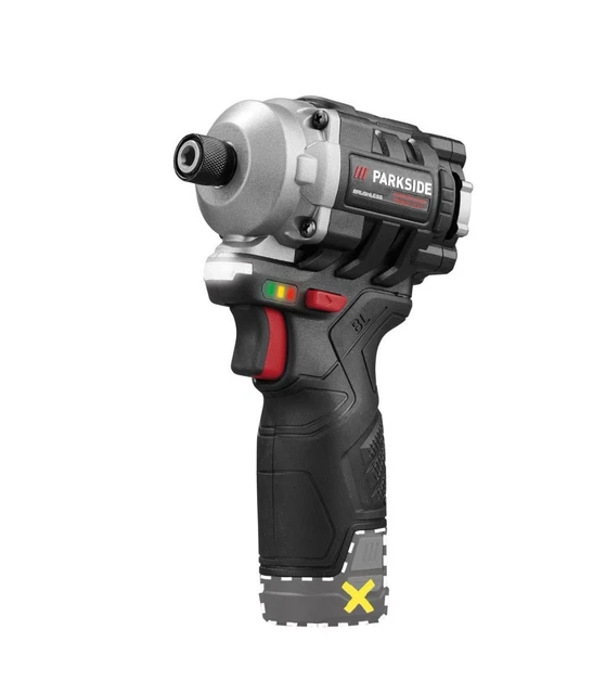 PARKSIDE PERFORMANCE® CORDLESS Impact Wrench Gun Driver PDSSAP 12 A1 £ ...