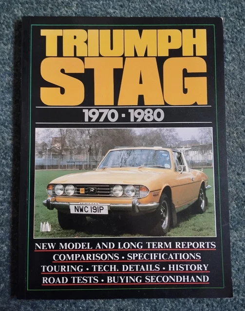 TRIUMPH STAG 1970-1980 Brooklands Road Test Portfolio VGC Mk1 Mk2 £19. ...